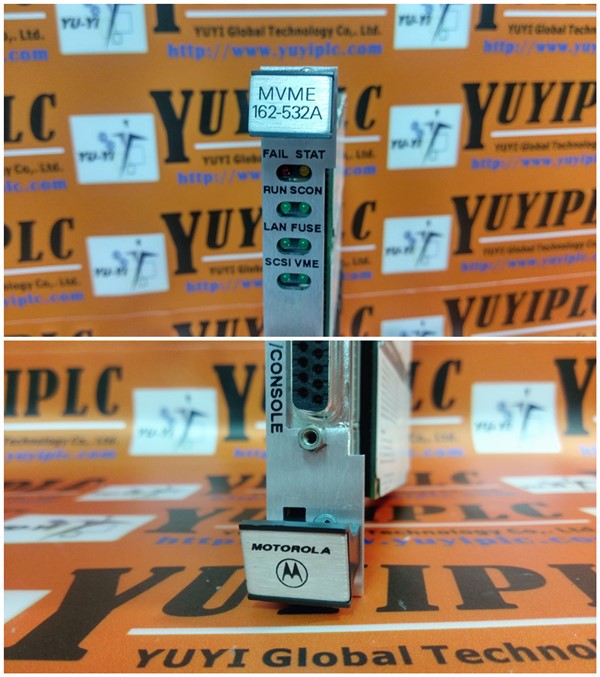 MOTOROLA MVME162-532A / MVME 162-532A Board - PLC DCS SERVO Control MOTOR POWER SUPPLY IPC ROBOT